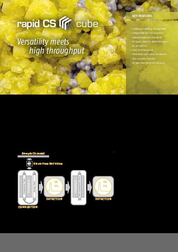 Brochure - Flyer-rapid-cs-cube-en - Elementar® - Fourni-Labo