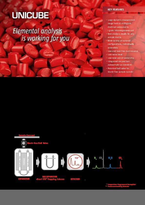 Brochure - Flyer_unicube_en - Elementar® - Fourni-Labo