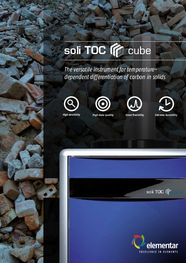 Brochure - Flyer-soli-toc-cube - Elementar® - Fourni-Labo