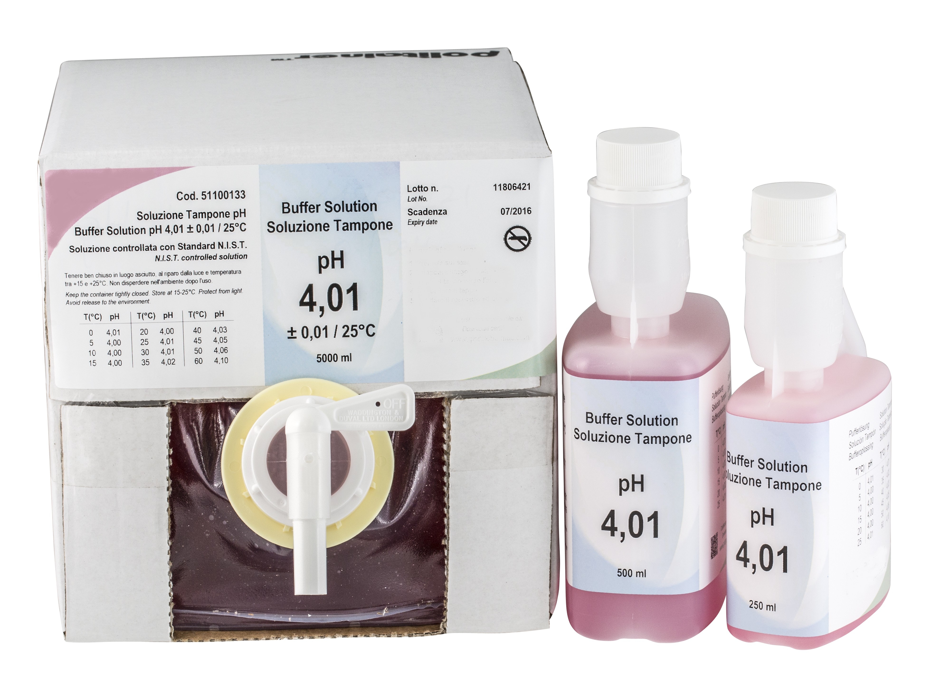 Solutions Tampons et de Calibrations - IZITEC® - Fourni-Labo