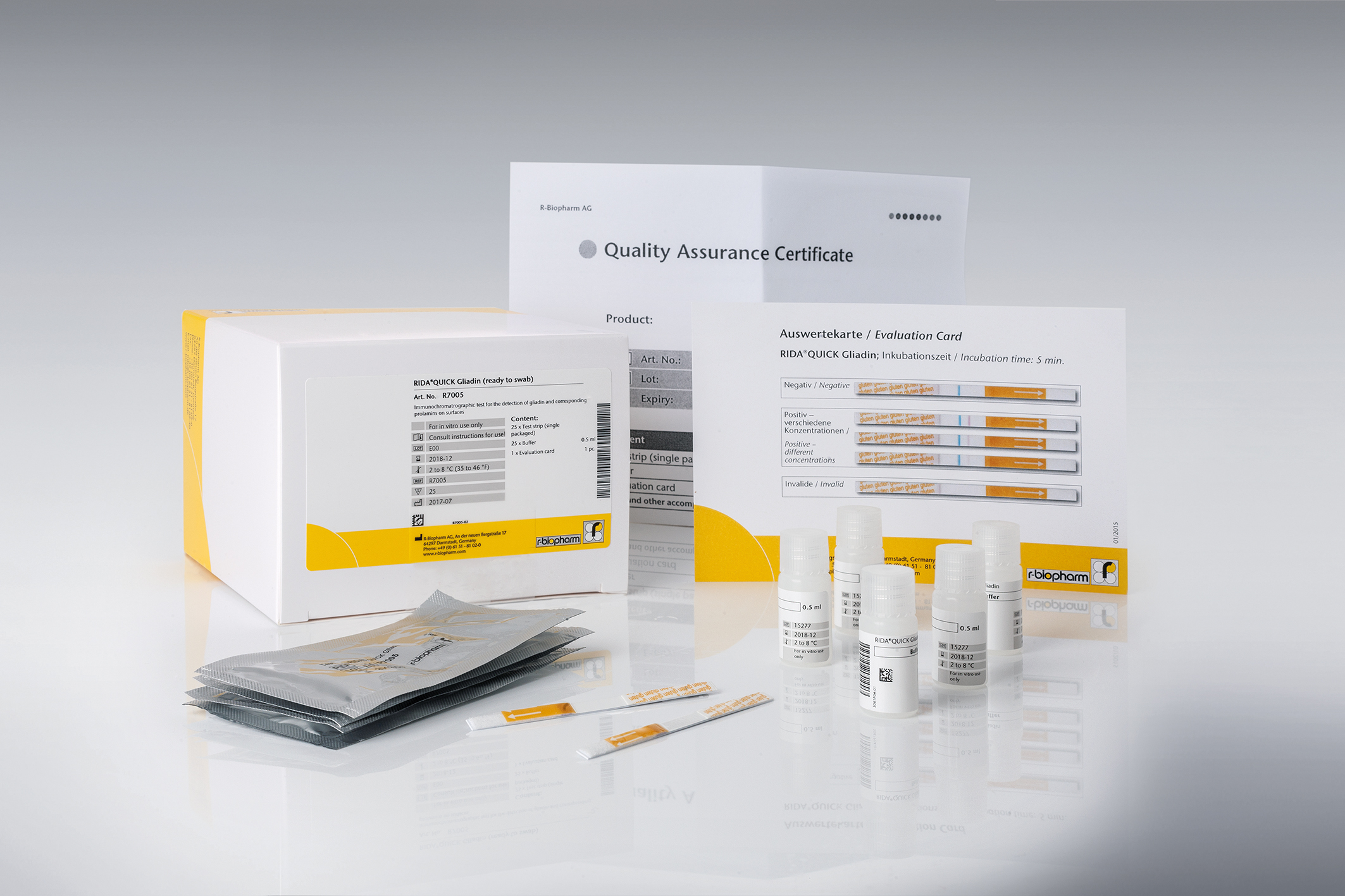 RIDA®QUICK Gliadin (test de détection de gluten) - R-BIOPHARM® - Fourni ...