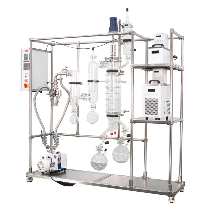 Borosilicate Glass Wiped Film Molecular Distillation System (Système de ...